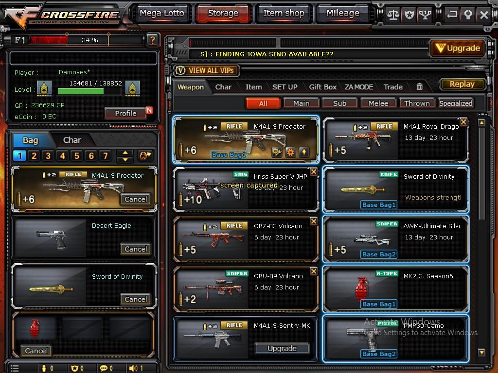 CrossFire with VIP M4A1-Predator, Video Gaming, Video Games, Xbox on ...