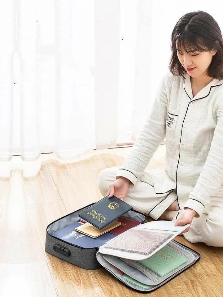 Document Ticket Bag LargeCapacity Certificates Files Organizer forHome ...