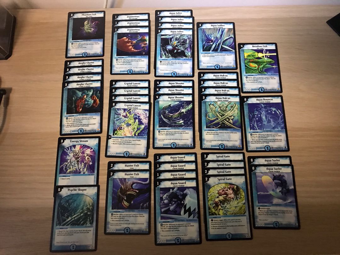 Duel Masters - Water Deck (Liquid People), Hobbies & Toys, Toys & Games ...