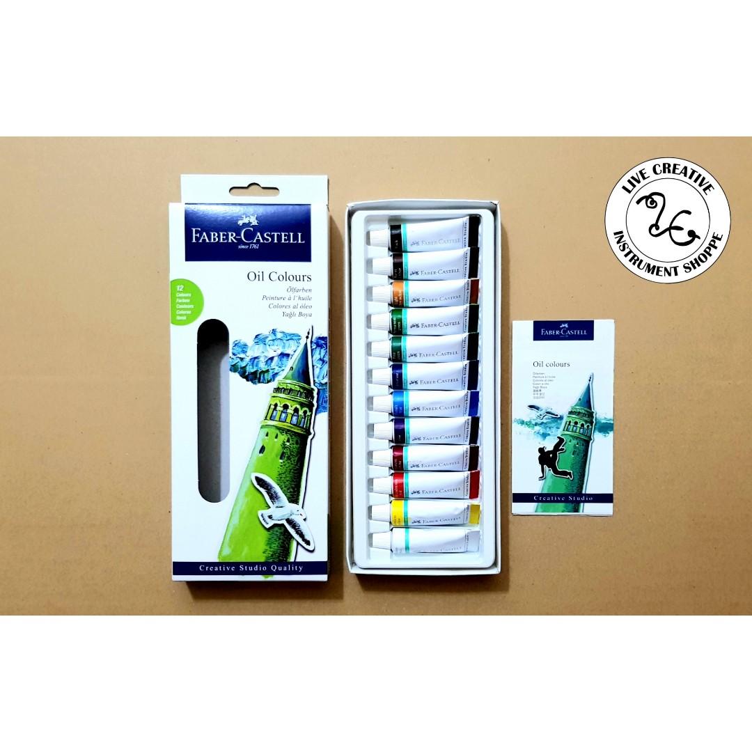 FABER CASTELL Creative Studio OIL COLOUR Starter Set (12ml) - 12 ...