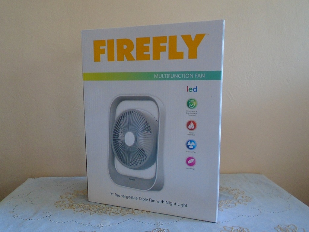 Firefly rechargeable electric fan, not Akari, Santo, Hanabishi, Condura ...