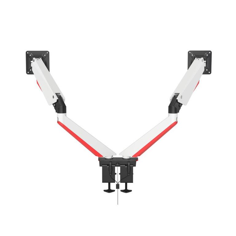 Flight™ Ultimate RGB LED Gaming Dual Monitor Arm, LCD Vesa Mount Height Adjust Support Stand ...