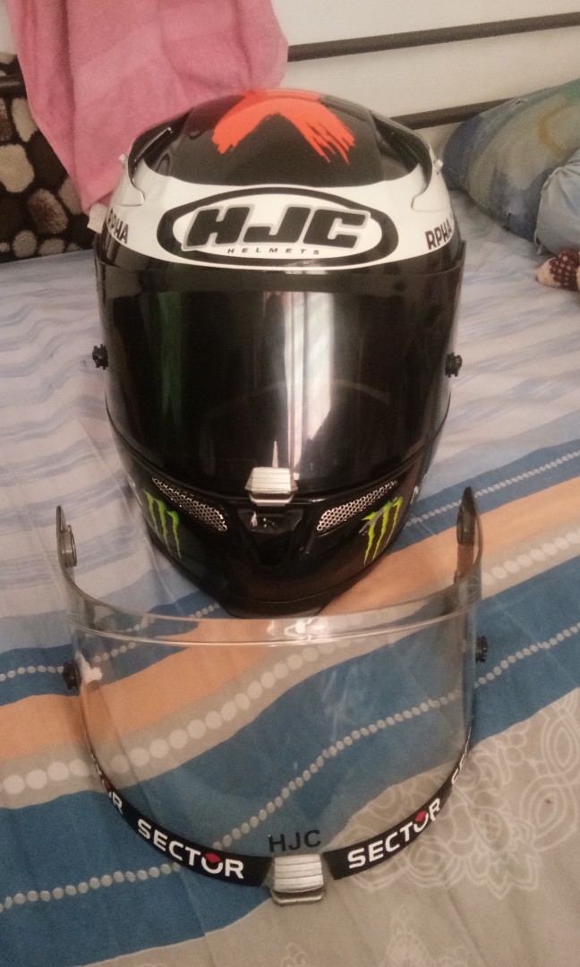 HJC RPHA 10 JORGE LORENZO, Auto Accessories on Carousell