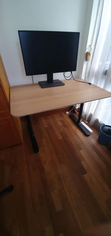 IKEA BEKANT desk (120*80), Furniture & Home Living, Furniture, Tables ...