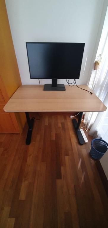 IKEA BEKANT desk (120*80), Furniture & Home Living, Furniture, Tables ...