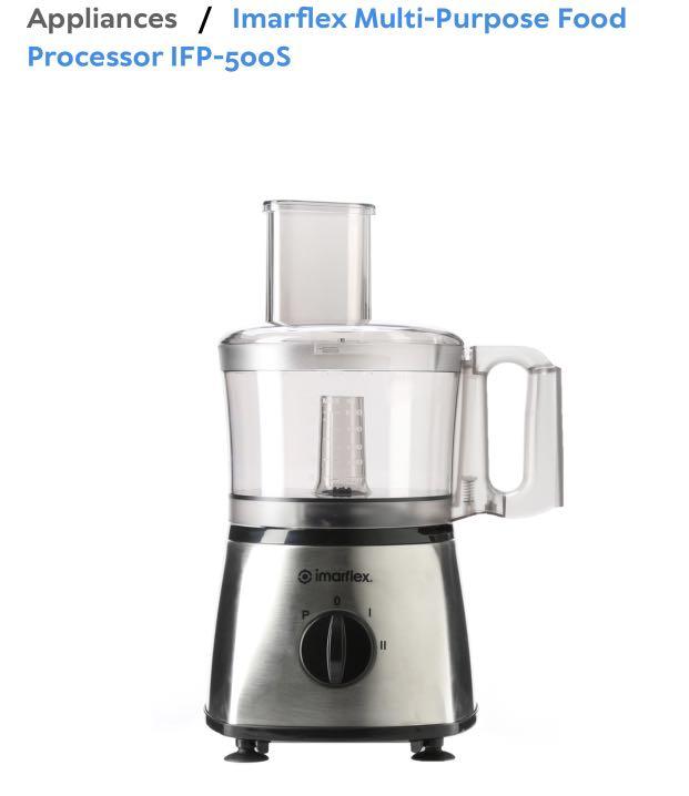 Imarflex Multi-Purpose Food Processor, TV & Home Appliances, Kitchen ...