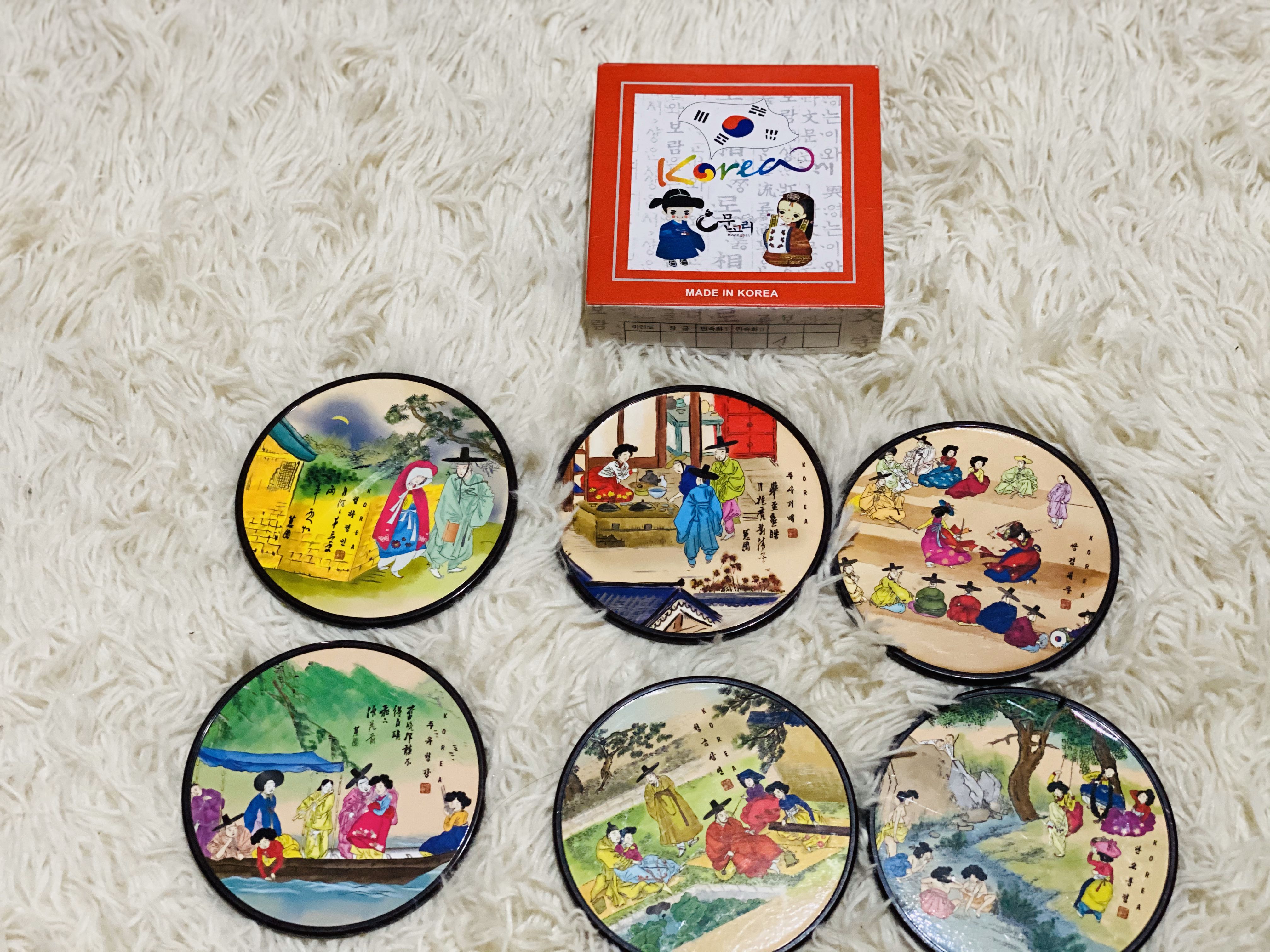 Korean Coasters, Furniture & Home Living, Home Improvement ...