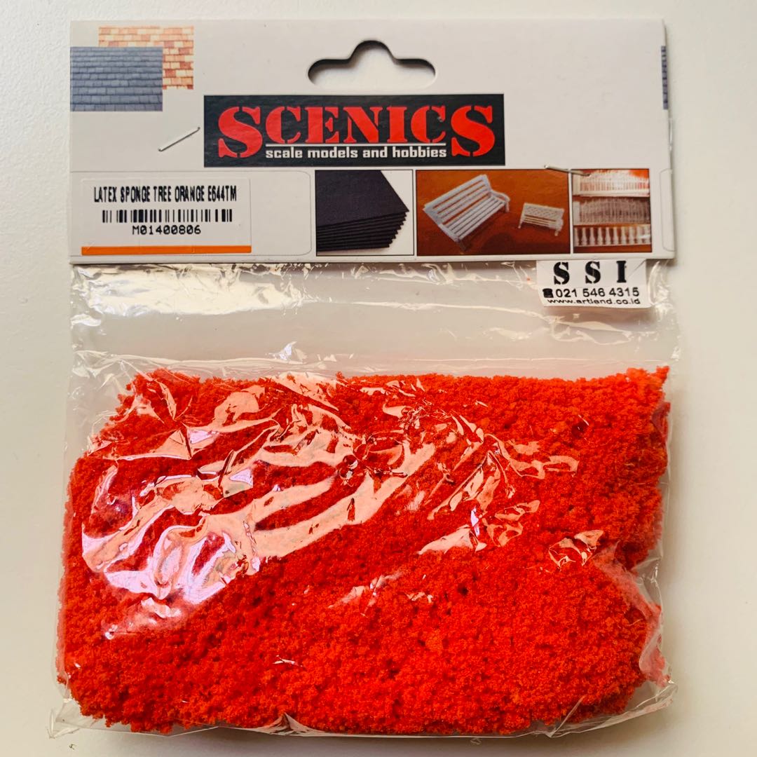 Maket Arsitektur - Hiasan Pohon / Semak-semak Warna Merah & Pink ...