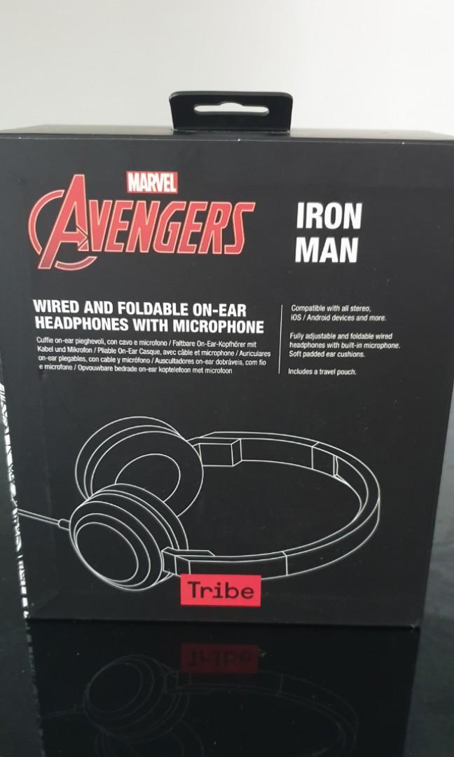 Marvel Avengers Headphones (Iron Man), Audio, Headphones & Headsets on ...