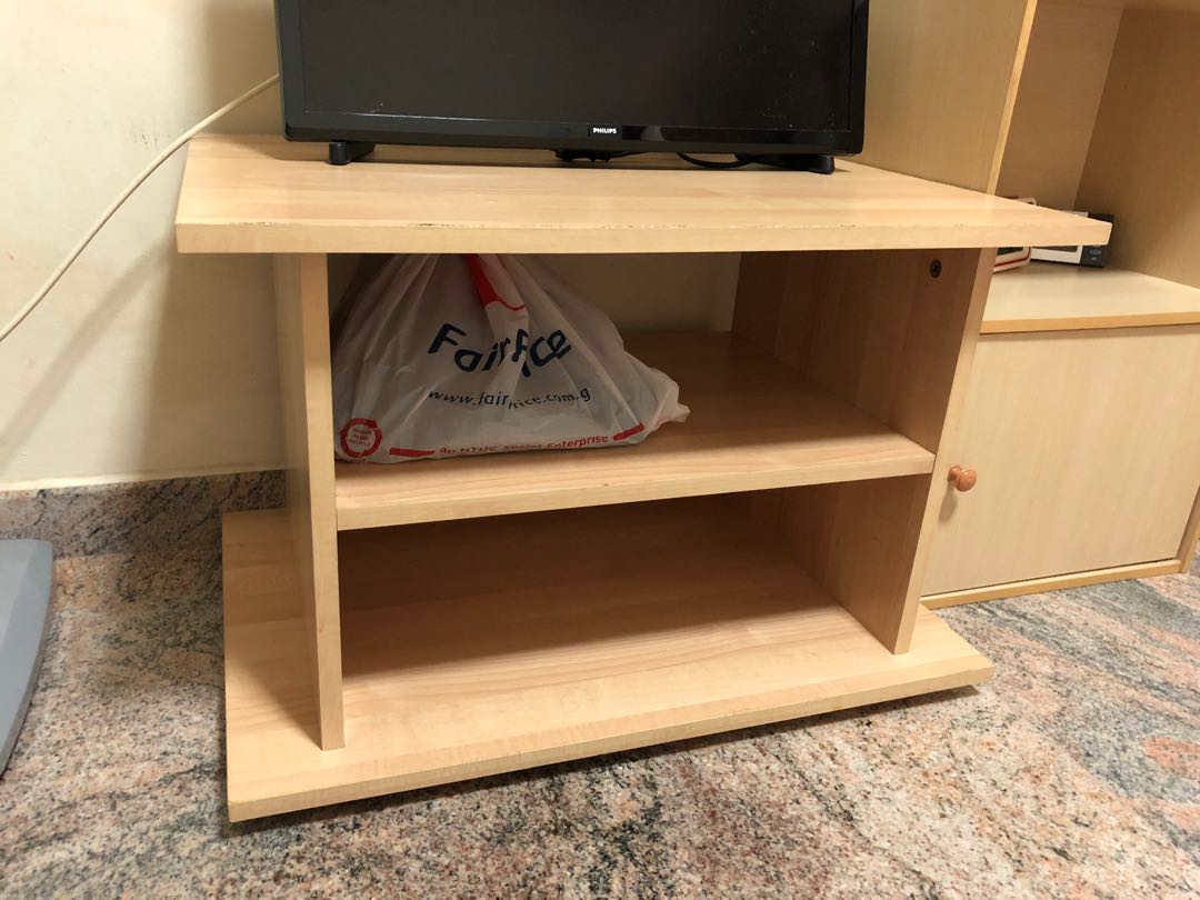 Muji style tv stand console table, Furniture, Tables & Chairs on Carousell