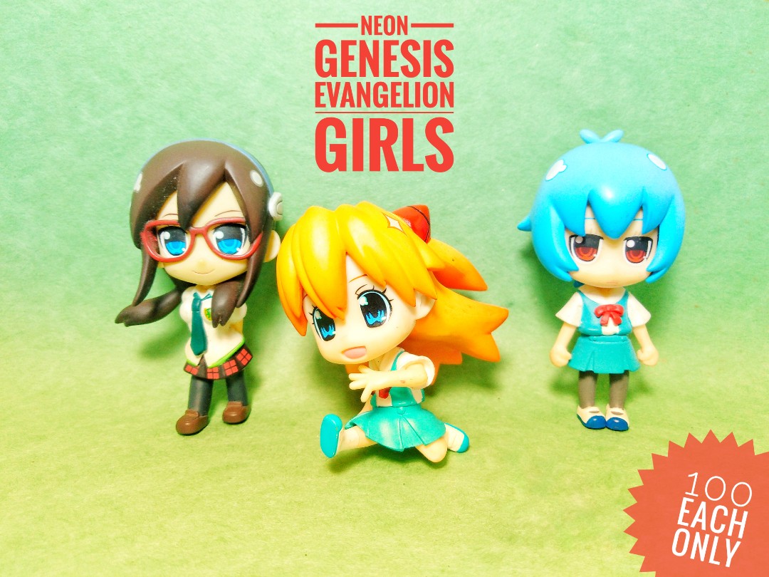Neon Genesis Evangelion Girls - Banpresto Chibi Kyun Chara - Anime ...