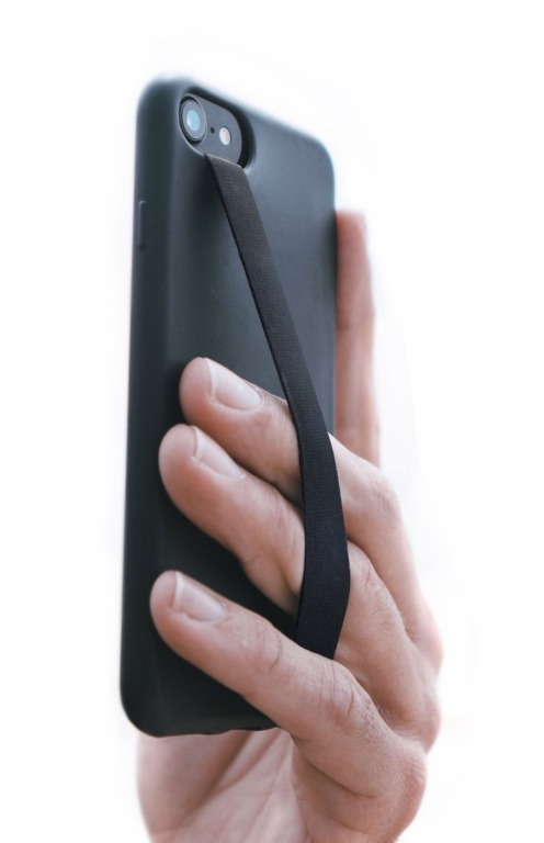 Ninja Phone Loop Grip Strap (Semi-Elastic) Black, Computers & Tech ...