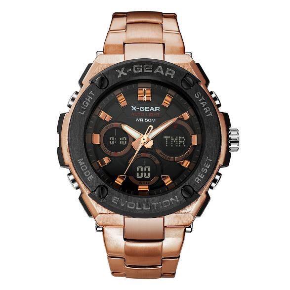 [Original X-GEAR] 3788 Military Sports Multi-function Digital Stainless ...