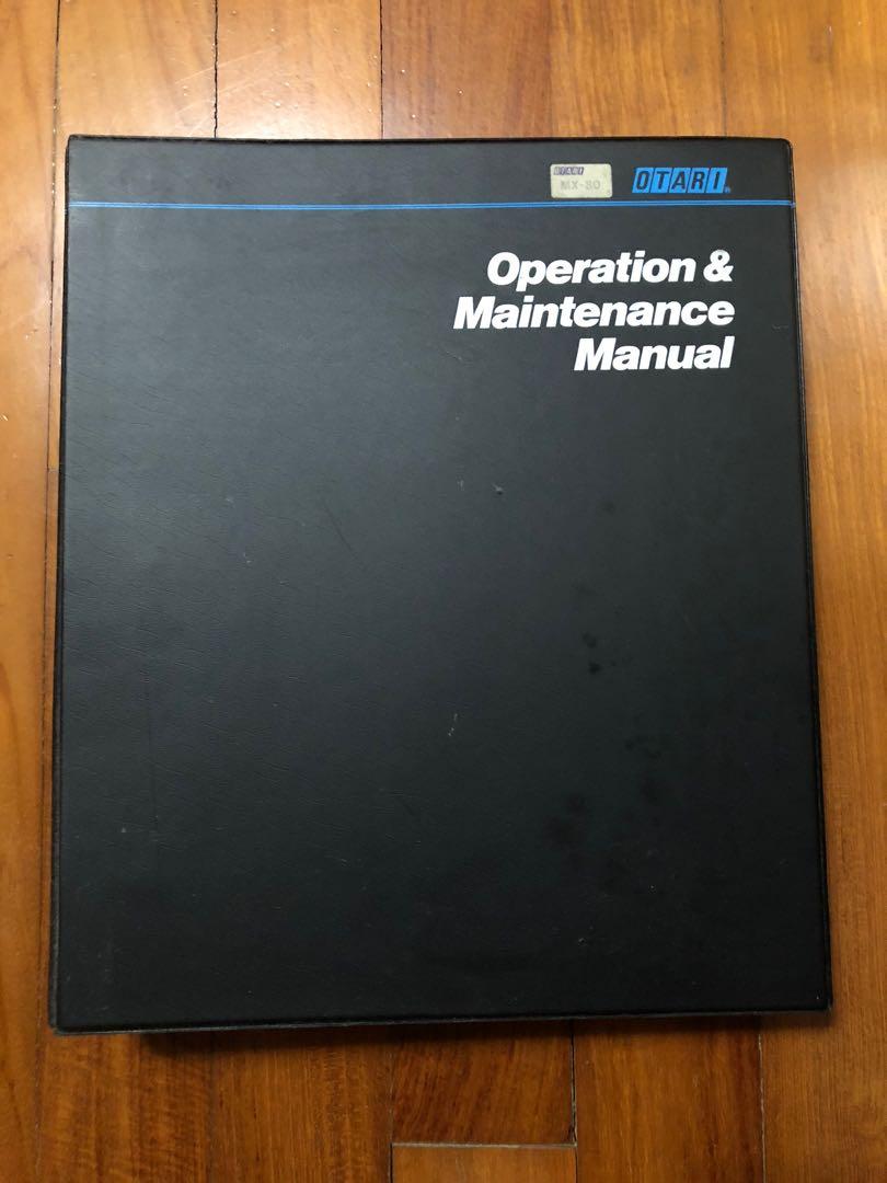 Otari MX-80 24-Track Tape Machine, Hobbies & Toys, Music & Media, Music ...