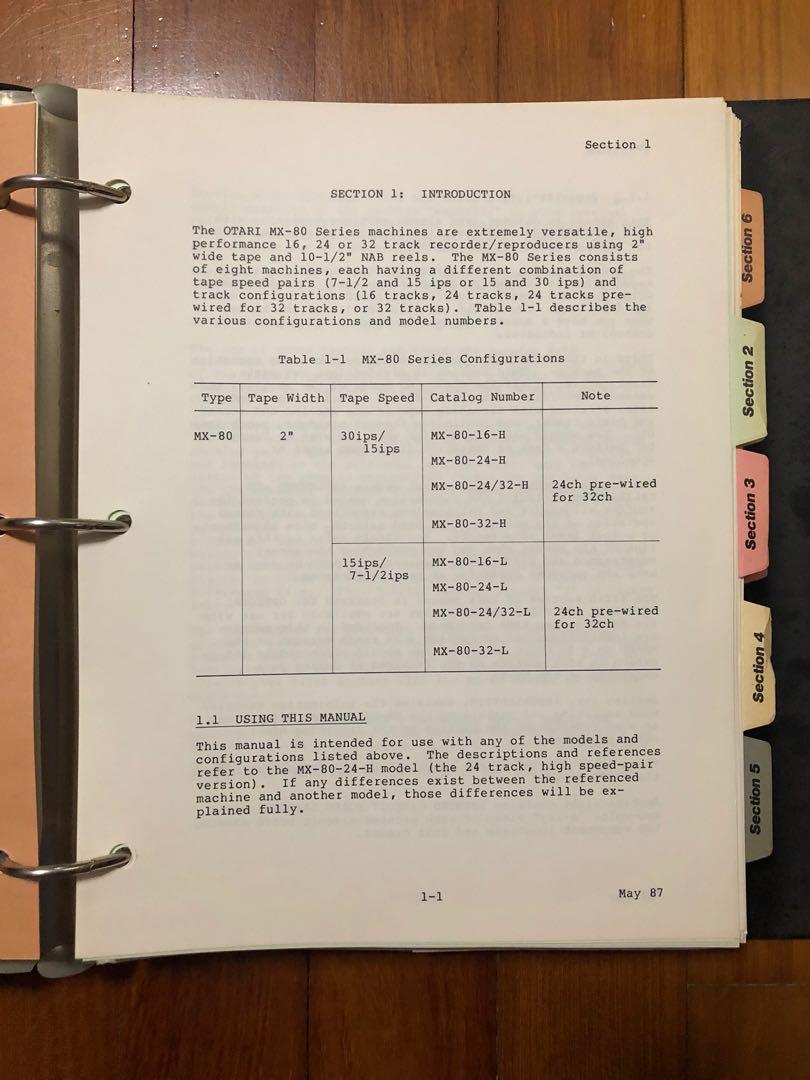 Otari MX-80 24-Track Tape Machine, Hobbies & Toys, Music & Media, Music ...