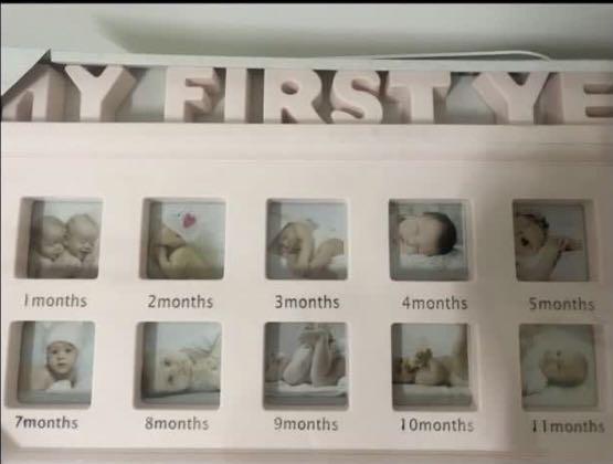 Photo Frame My First Year One Year, Furniture & Home Living, Home Decor ...