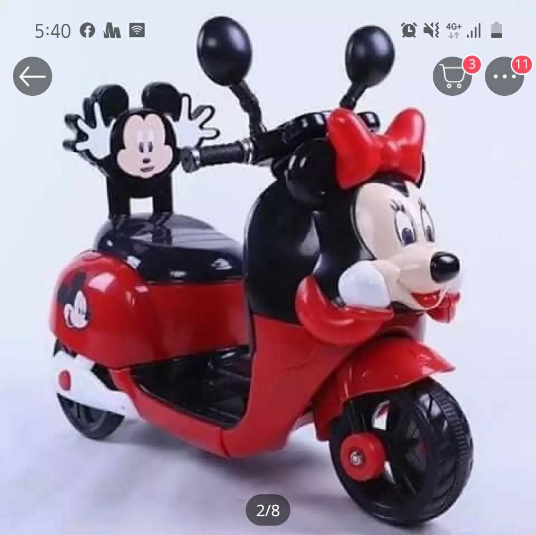 Rechargeable Minnie Mouse Motorbike for Kids, Hobbies & Toys, Toys ...