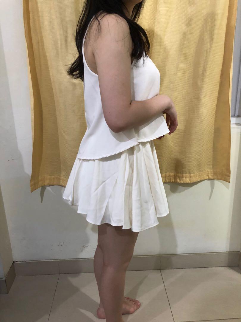 #Ramadansale Rok Mekar Flare Baby Doll Broken White Bangkok #pakaian # ...