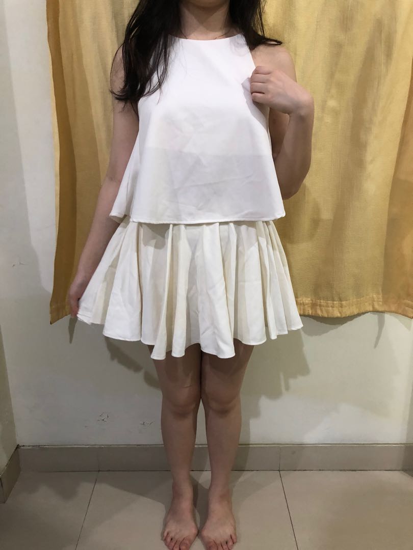 #Ramadansale Rok Mekar Flare Baby Doll Broken White Bangkok #pakaian # ...