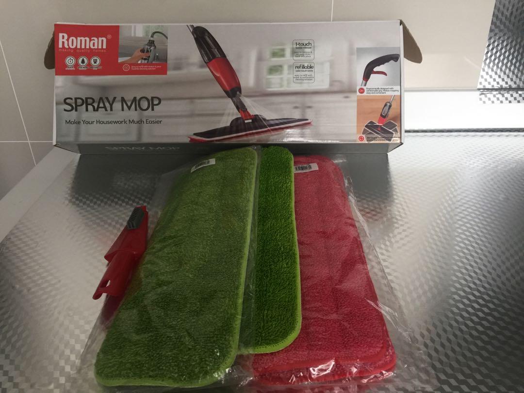 Roman Spray Mop, Furniture & Home Living, Cleaning & Homecare Supplies ...