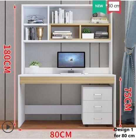 SANDY Computer Desk / Workstation Study Table, Furniture & Home Living ...