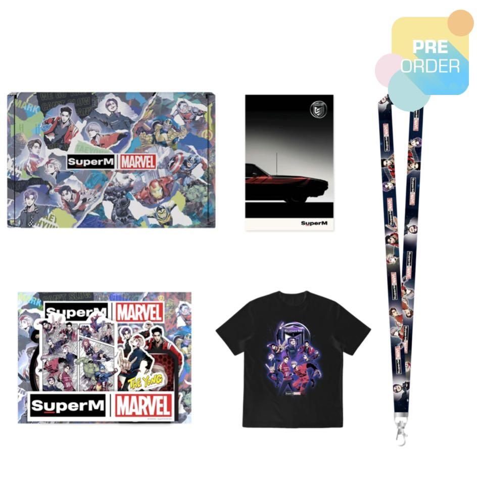 SuperM X Marvel Comics - Mini brochure photocards, Hobbies & Toys ...
