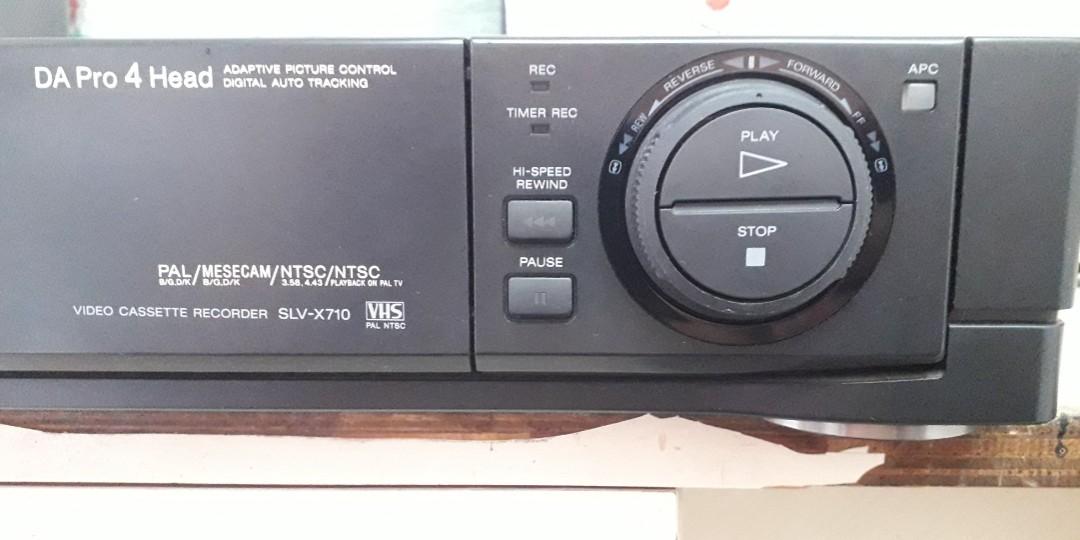 Sony 4Head VHS/VCR, TV & Home Appliances, TV & Entertainment, Blu-Ray ...