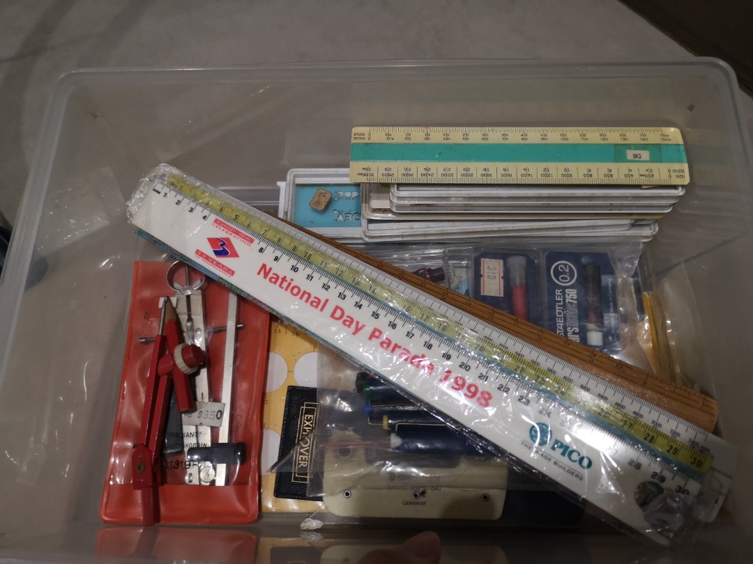 Staedtler Germany Rulers and Compass, Books & Stationery, Stationery on ...