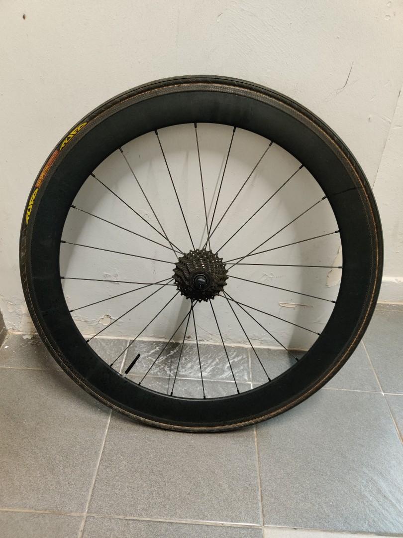 Trigon Carbon tubular wheelset 700C, Sports Equipment, Bicycles & Parts ...