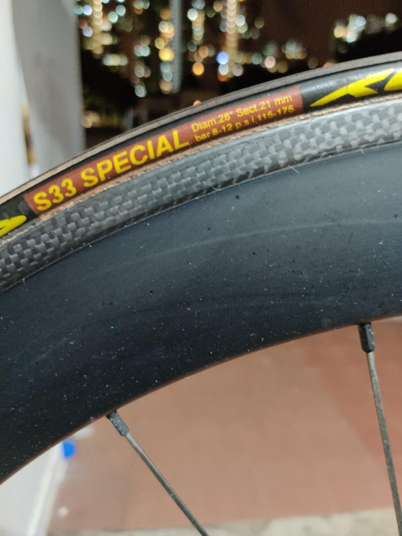 Trigon Carbon tubular wheelset 700C, Sports Equipment, Bicycles & Parts ...