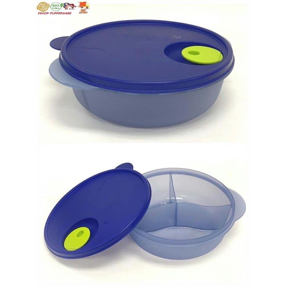 Tupperware CrystalWave Divided Dish 900ml, Furniture & Home Living ...