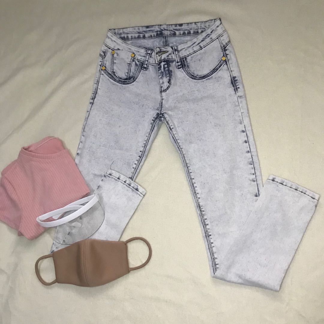 WASHED MAONG PANTS, Women's Fashion, Bottoms, Other Bottoms on Carousell