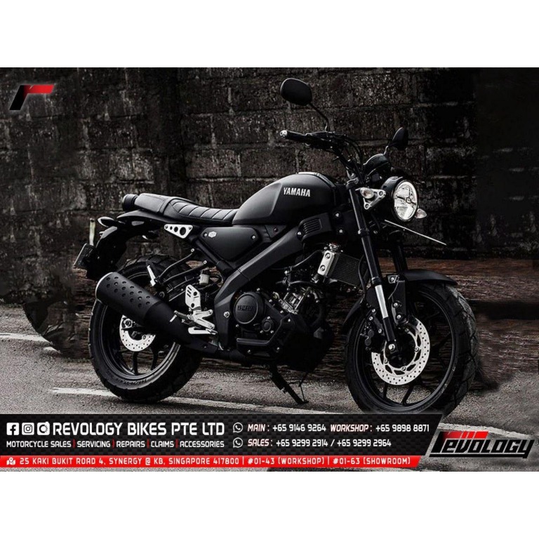 YAMAHA XSR 155 MATTE-BLACK XSR XSR155, Motorcycles, Motorcycles for ...