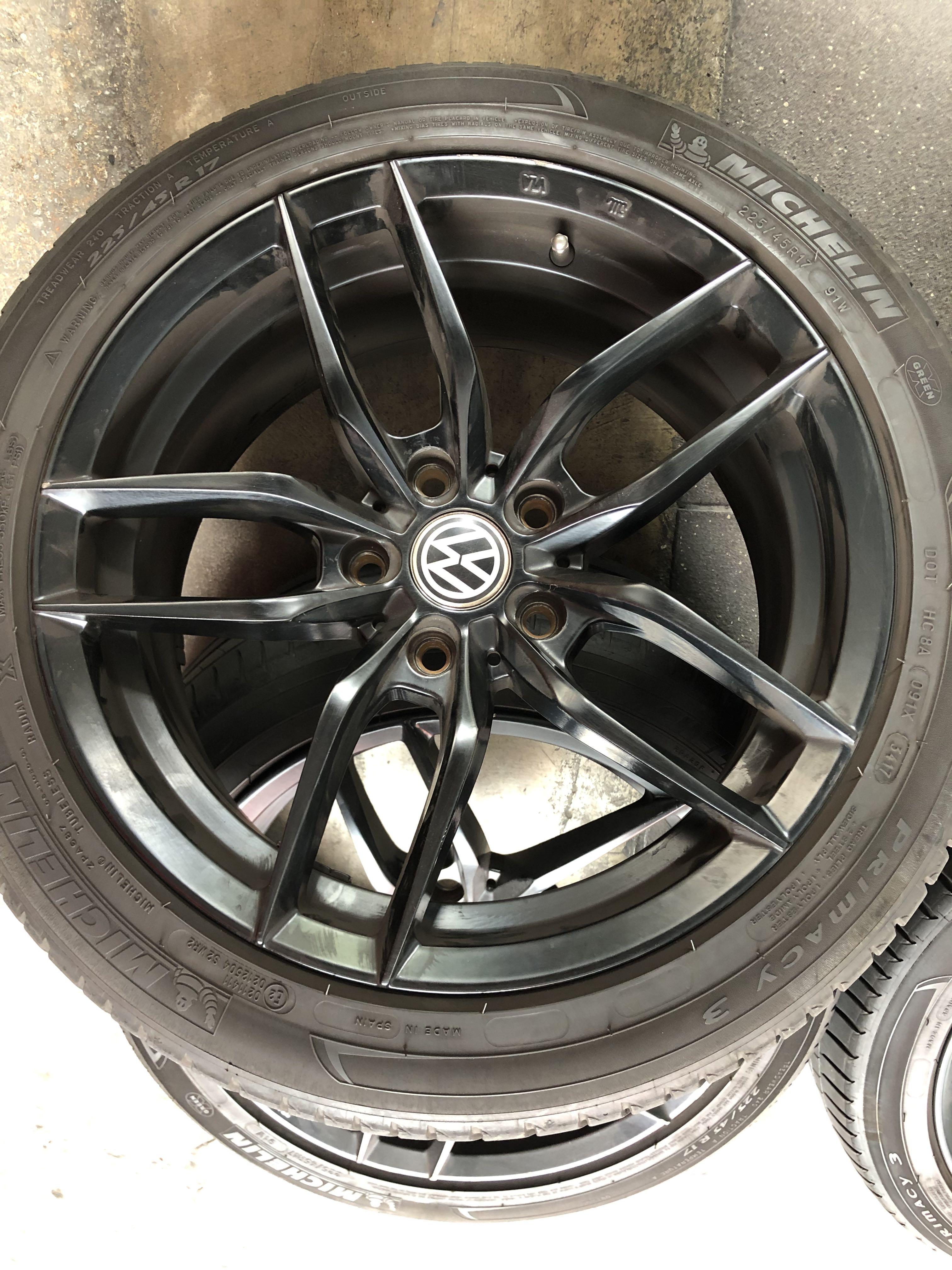 17 inch matte black rim, Car Accessories, Tyres & Rims on Carousell