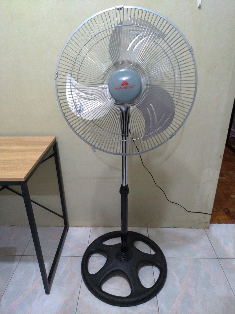 18" Hanabishi Stainless Stand Fan, TV & Home Appliances, Air ...