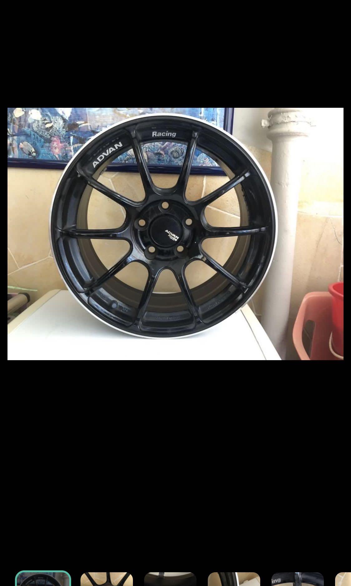 Advan Racing RZ2 17 inch rim , Car Accessories, Tyres & Rims on Carousell