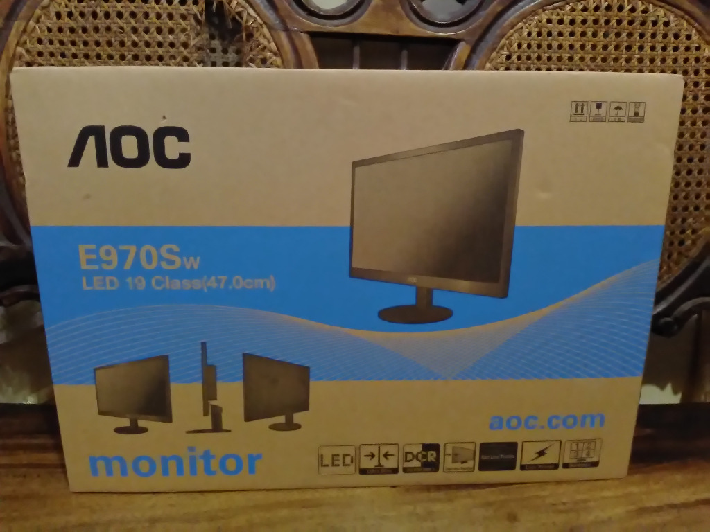 AOC E970SWN 19 Inch LED Monitor Black, Computers & Tech, Parts ...