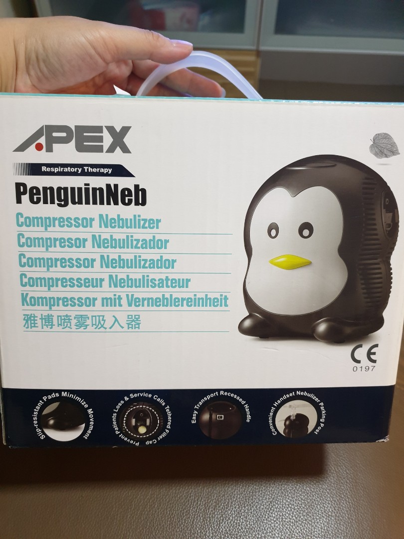 Apex Respiratory Therapy - Penguin Compressor Nebulizer, Babies & Kids ...