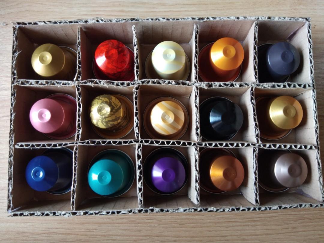 (ASSORTED) Nespresso Capsules / Pods Taster Set, Food & Drinks ...