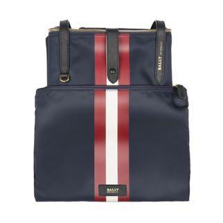 Bally Foldable Tote - Navy Blue, Women's Fashion, Bags & Wallets, Tote Bags on Carousell