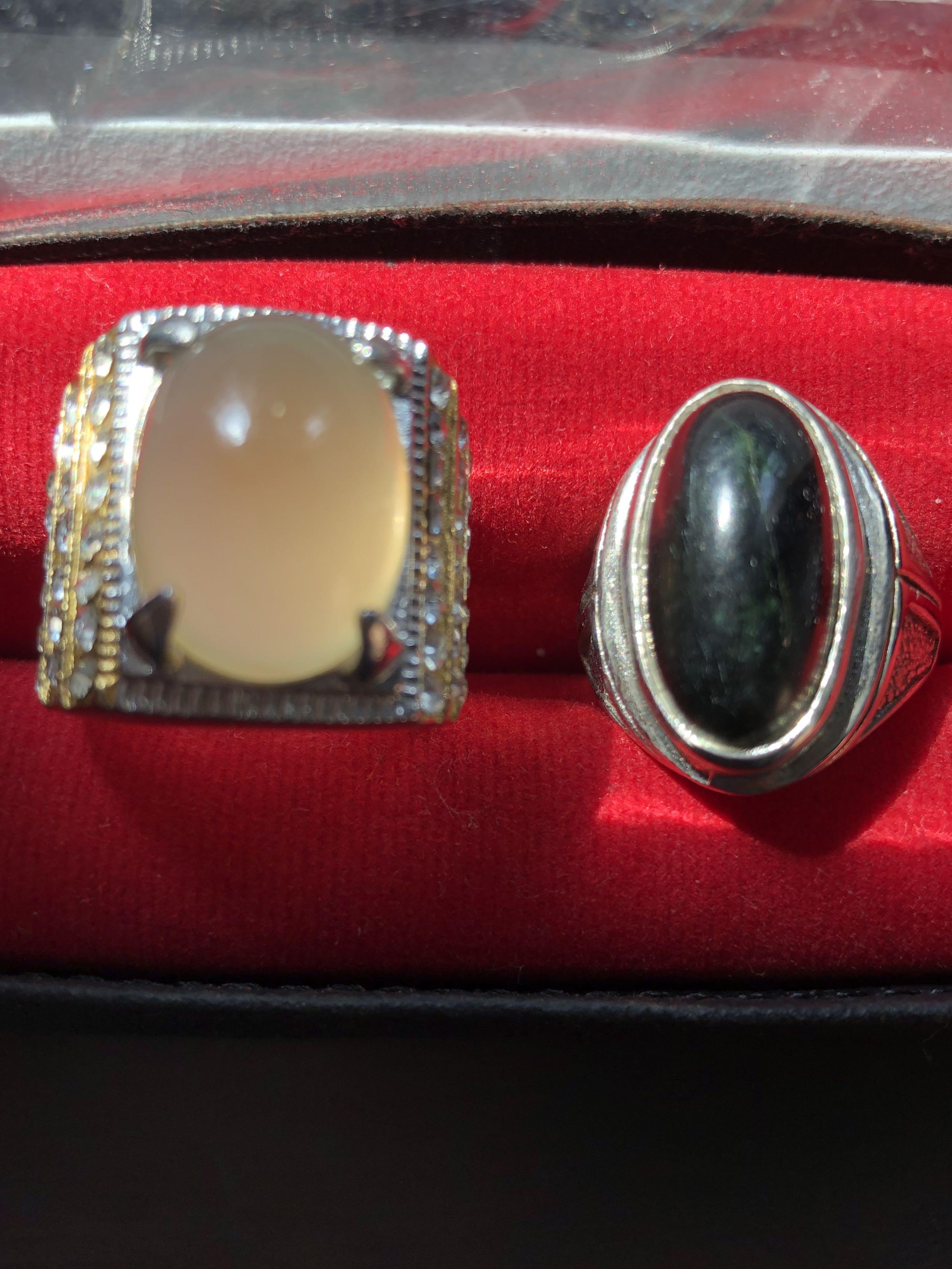 Batu Akik Mata Kucing Hitam