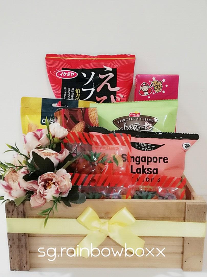 Birthday Snack Hamper, Food & Drinks, Gift Baskets & Hampers on Carousell