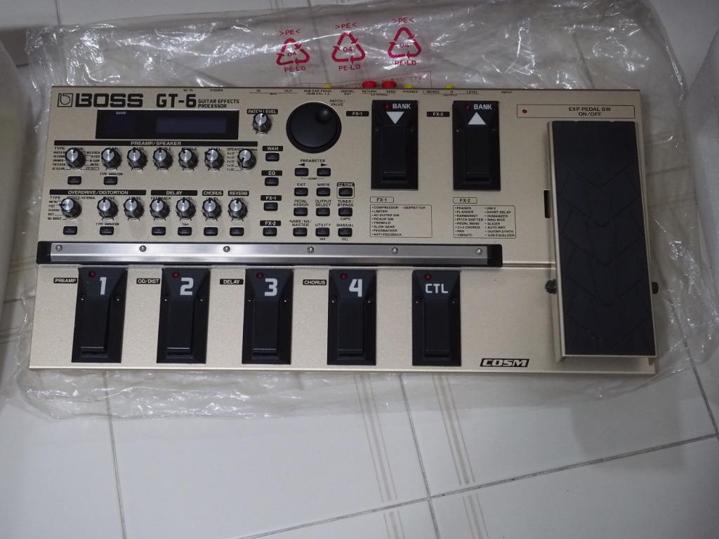 Boss GT-6 Guitar Effect Processor, Hobbies & Toys, Music & Media ...