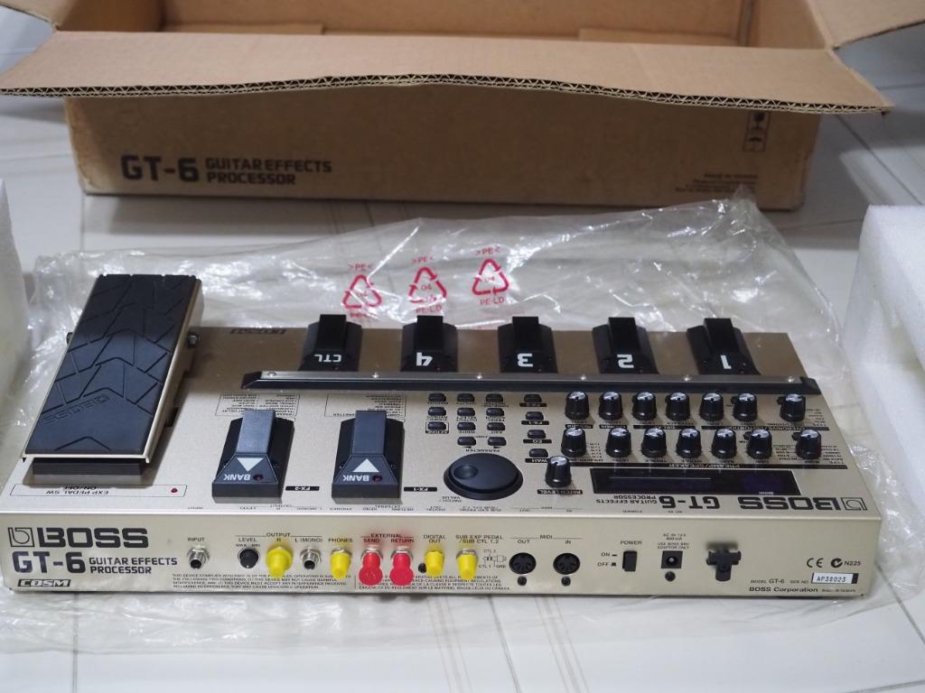 Boss GT-6 Guitar Effect Processor, Hobbies & Toys, Music & Media ...