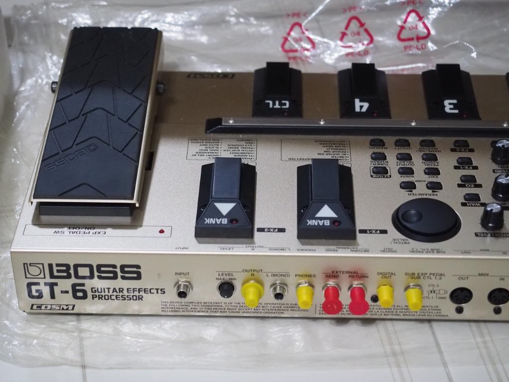 Boss GT-6 Guitar Effect Processor, Hobbies & Toys, Music & Media ...
