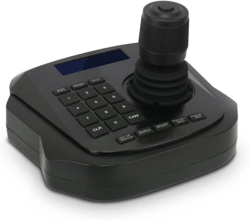 C024 PTZ Controller,LEFTEK Vehicle PTZ Joystick CCTV Keyboard Analog Camera RS485 Controller ...