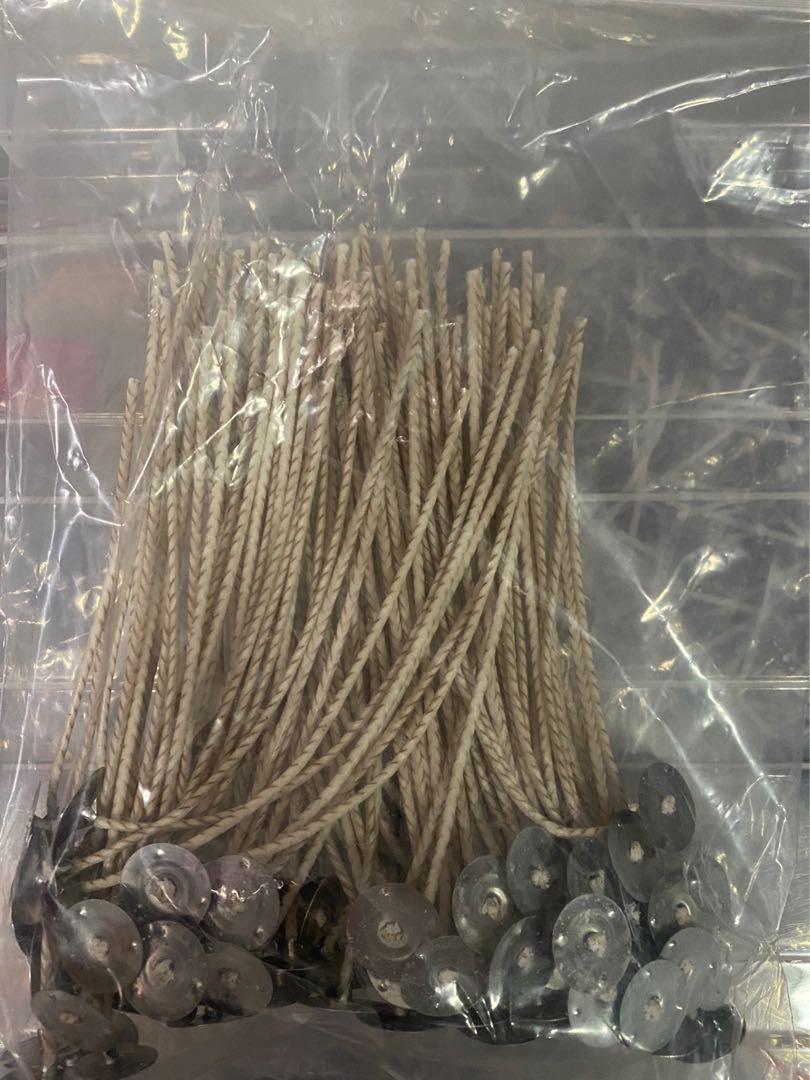 【in stock！】 candle wick, soywax, beeswax, wicks, wire DIY, Hobbies ...