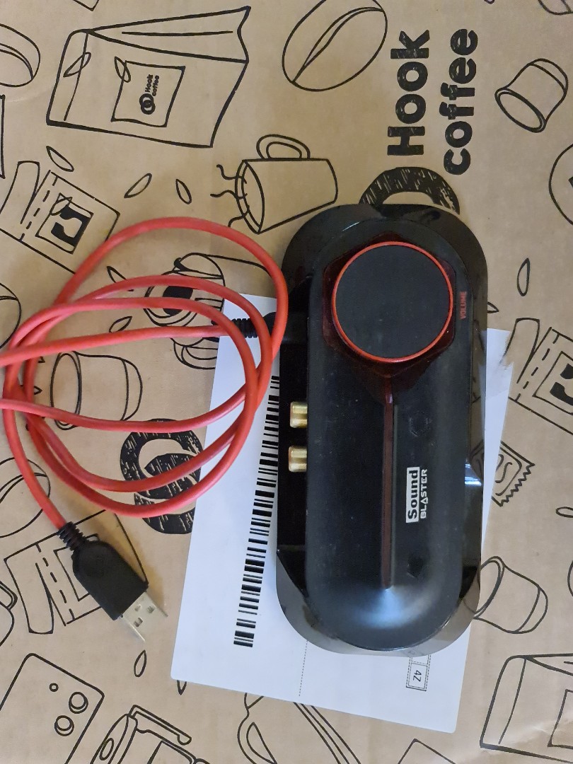 Creative labs sound blaster USB sound card, Electronics, Computer Parts ...