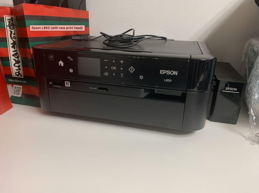 Epson L850 Printer (with NEW Print Head), Computers & Tech, Printers ...