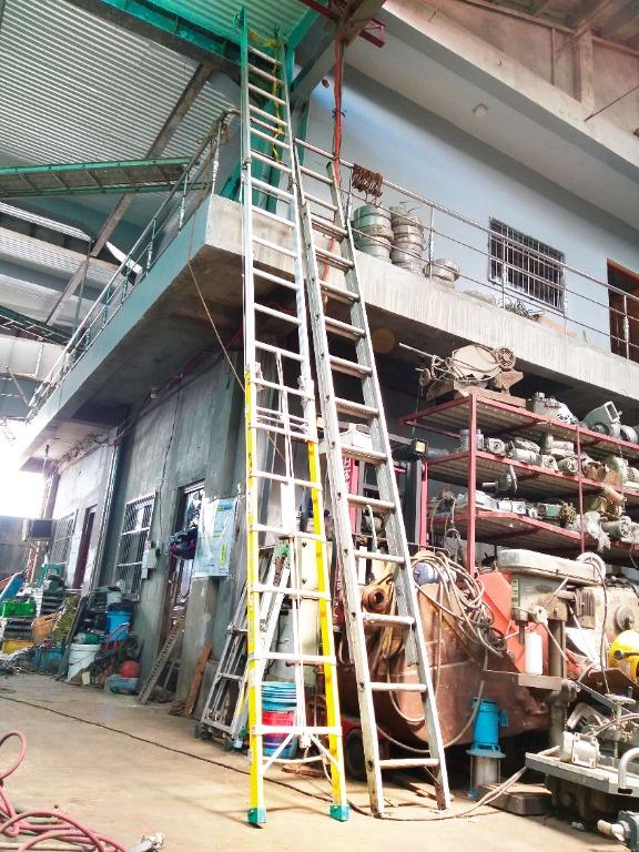 extension ladder extendable Meralco ladder 21 feet 17 feet with safety ...